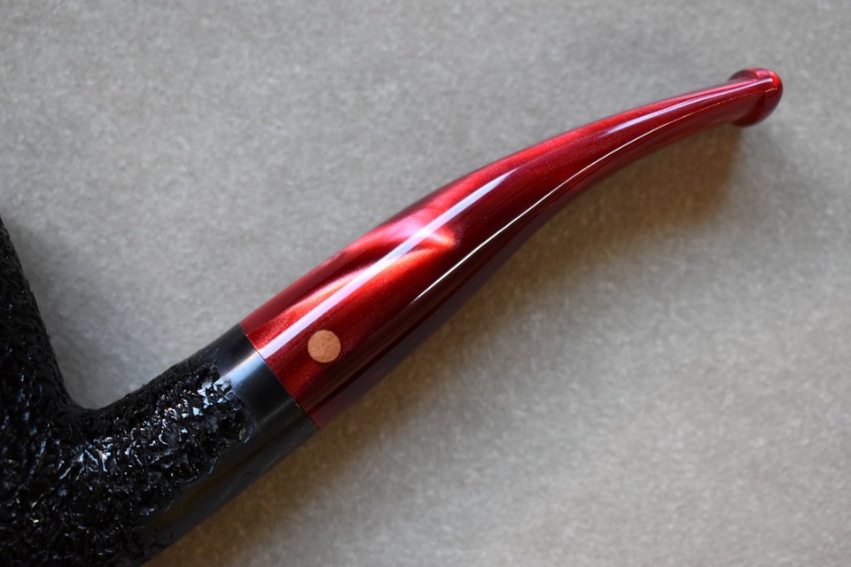 Moretti Pipe Black Rusticated Freehand | eBay