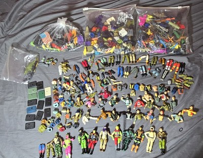 GI Joe Figure Parts + Accessories lot 1980s ARAH Vintage And Some Nija ...