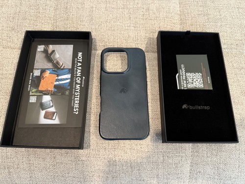 Bullstrap Minimalist Case Leather Apple iPhone 16 Pro Ocean Case ...