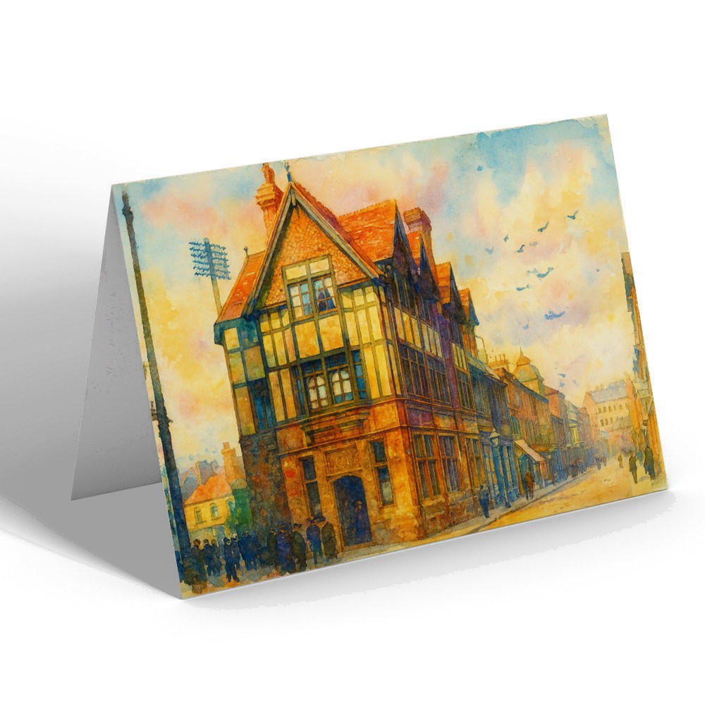 GREETING CARD - General Post Office & Cheapside, Luton - Vintage Art ...