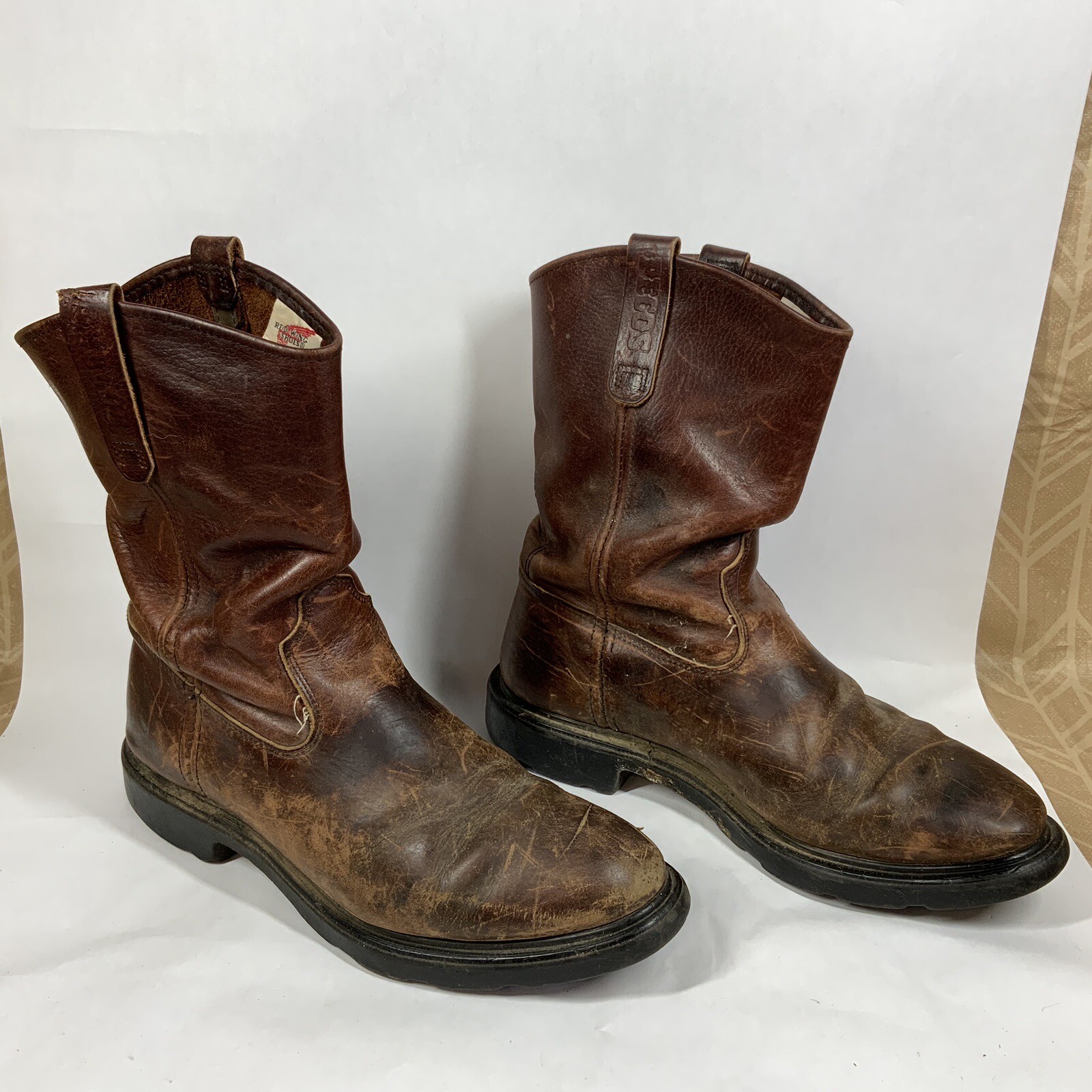 Red Wing Pecos Boots 1132 Brown Leather, Made in USA … - Gem