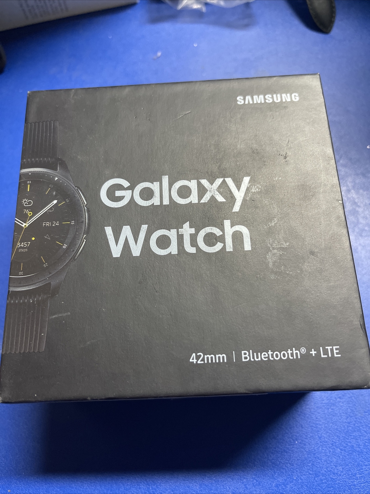Samsung Galaxy Watch SM-R815U 42mm GPS + LTE Cellular Bluetooth - Black ...