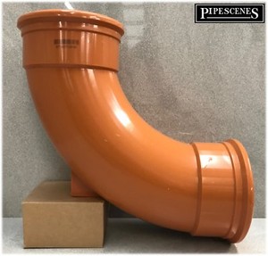 110mm Underground Soil Drainage Pipe Rest Bend 87.5° Long Radius Elbow ...