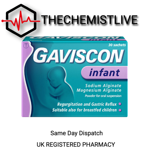 Gaviscon Infant Sachets - 30 Acid reflux, Gastric reflux, regurgitation ...