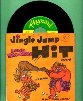 DANNY PEIL TIGERS JINGLE JUMP GROUP GARAGE BOPPER PICTURE SLEEVE 45 RPM ...