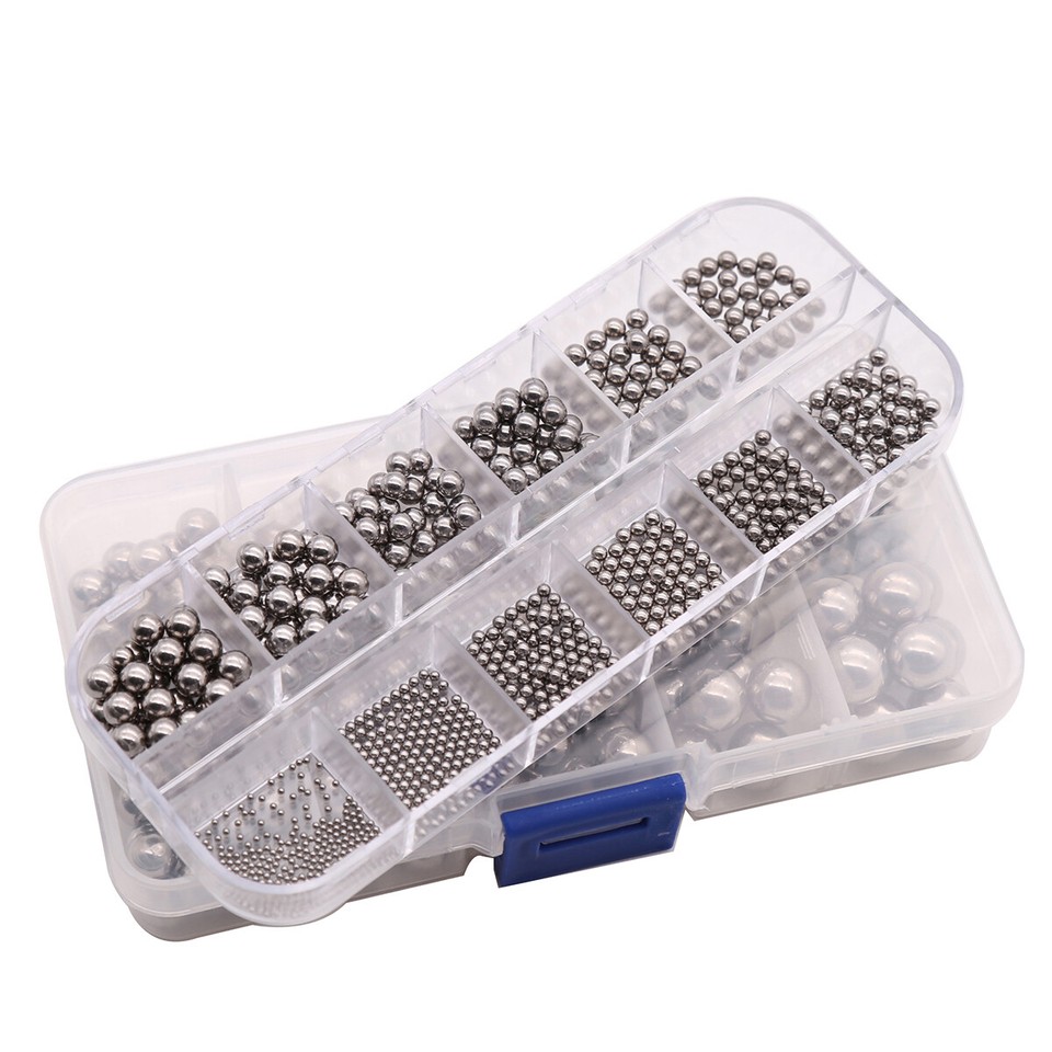 1mm-4.763mm High Precision Bearing Balls Smooth Ball Box Set 304 ...