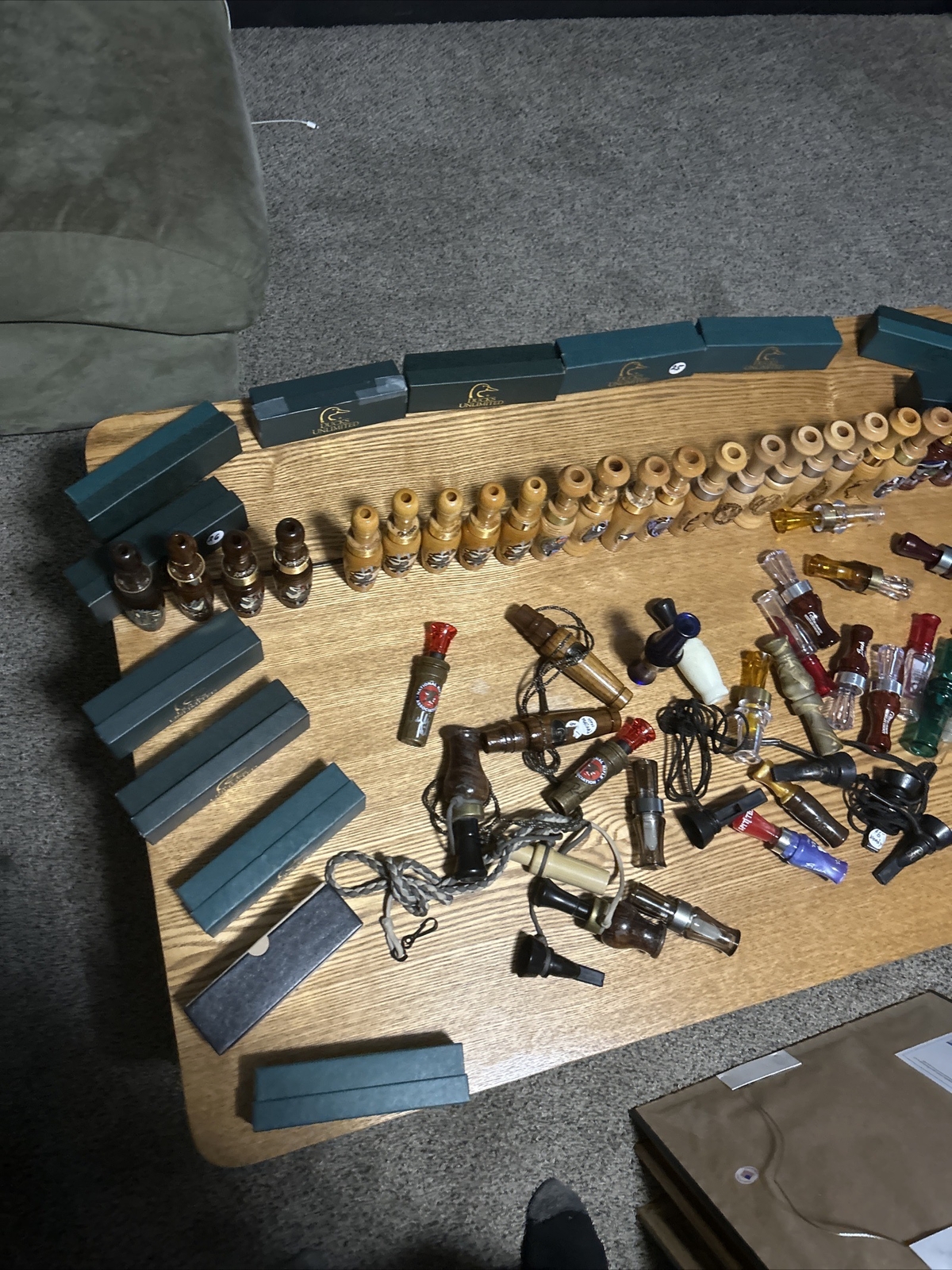 DUCKS UNLIMITED DUCK CALL LOT! LOTS OF SIGNED BUCHERS! OVER 50 CALLS ...