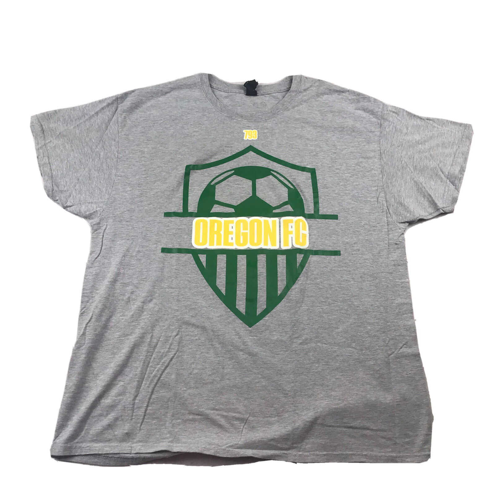 Oregon FC Shirt Mens XL Gray #10 Graphic Tee Football Club Soccer | eBay