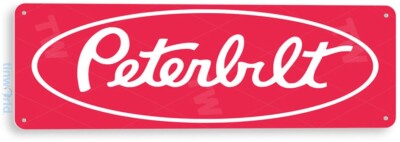 TIN SIGN Peterbilt Mechanic Auto Truck Stop Cab Trucker Garage Shop Bar ...