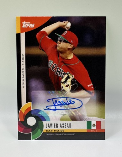 Javier Assad Auto - 2023 Topps WBC World Baseball Classic Mexico #JA-A ...
