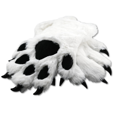 Fursuit Costume Five Finger Paw Gloves with Claws USA SELLER | eBay
