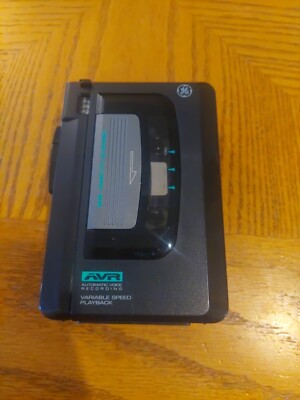 General Electric GE Variable Speed Tape Cassette Recorder AVR Model 3 ...