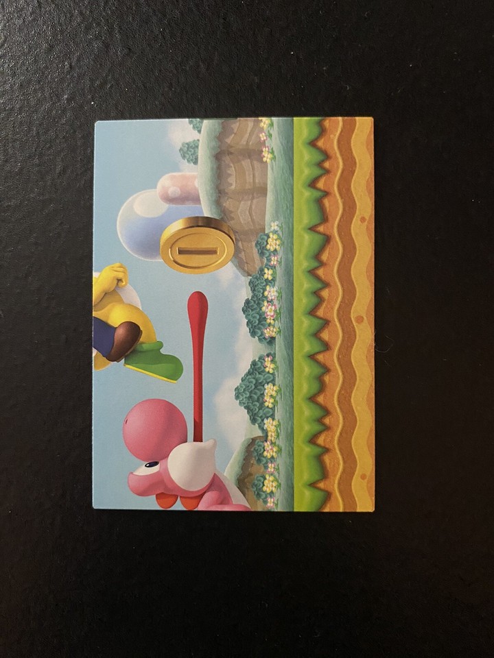 Super Mario Bros Wii Nintendo 2010 Yellow Toad Riding Yoshi Foil F30 ...