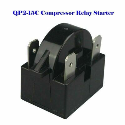 QP2-15C Refrigerator Freezer Compressor Relay Starter Three Inserts 15 ...