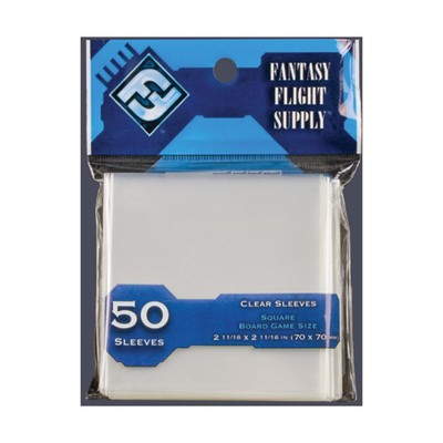 FFG Card Protect Card Sleeves - Square Board Game Size, Clear (10 Pa SW ...