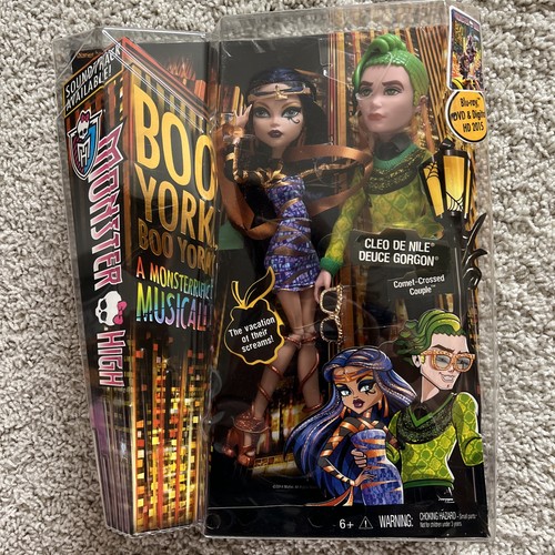 Monster High CLEO DE NILE & DEUCE GORGON Boo York Boo York Mattel NIB ...