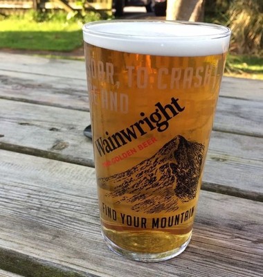 Set Of 2 x Wainwright 'Find Your Mountain' Pint Glasses 20oz Brand New ...