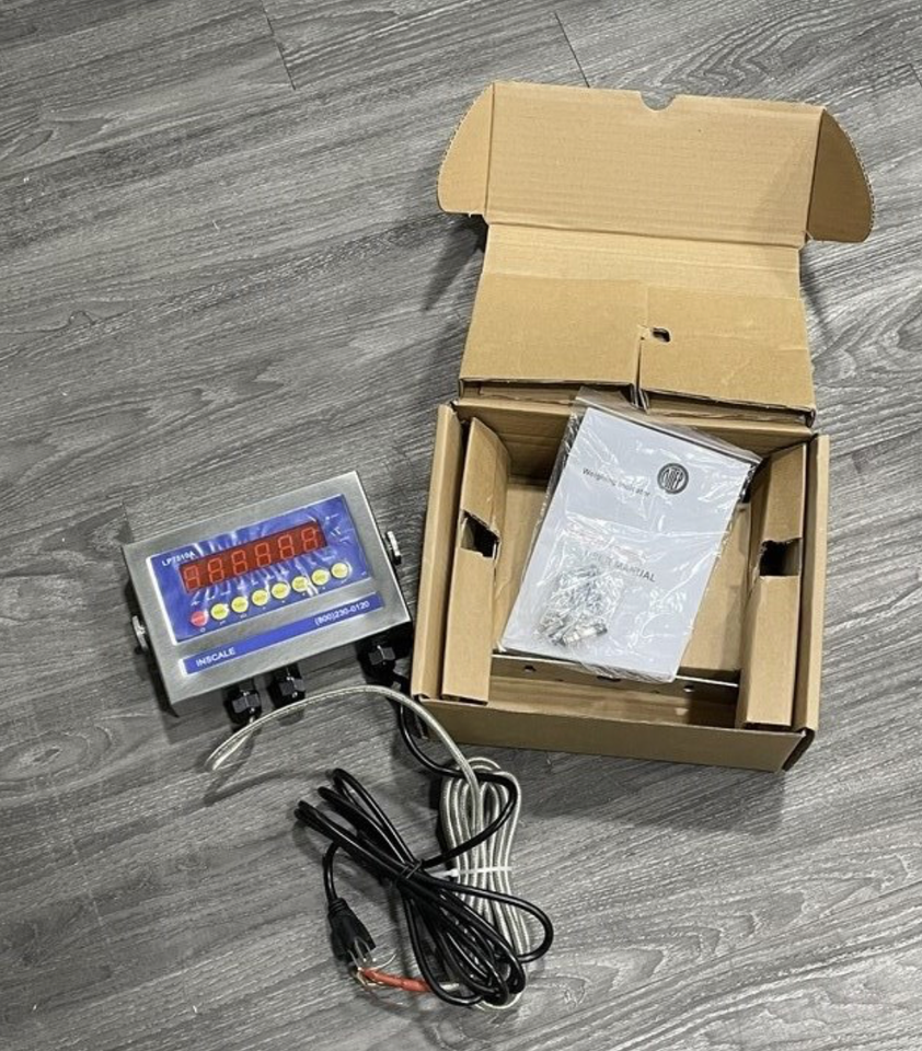 Optima Scale Inscale Stainless Weight Indicator Display for Floor Scale ...