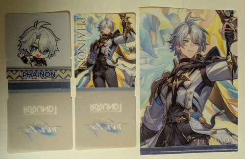 Finnon Clear File Standy Coaster Round One Collaboration Complete Set ...