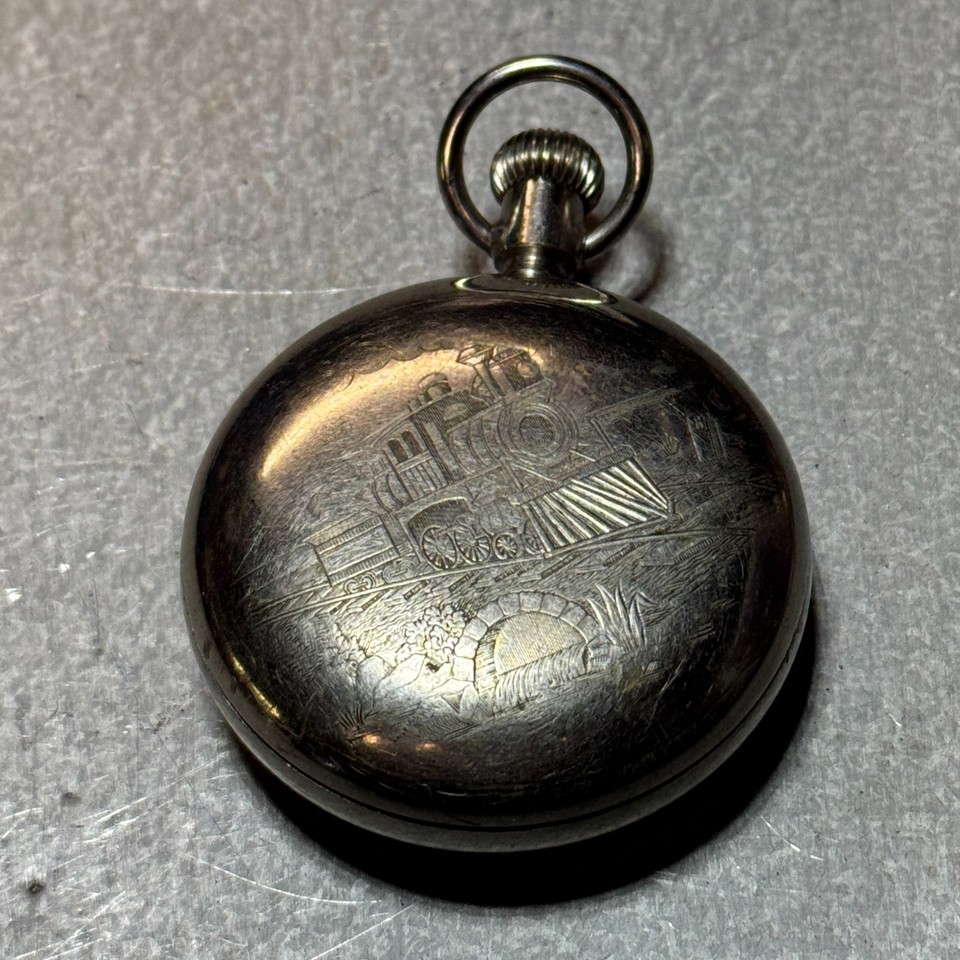 Vintage KNICKERBOCKER pocket watch Railroad - Selling As-Is | eBay