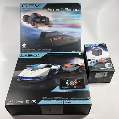 Wow Wee REV Robotic Enhanced Vehicle 3 Kits Lot 3 Packs Programmable ...