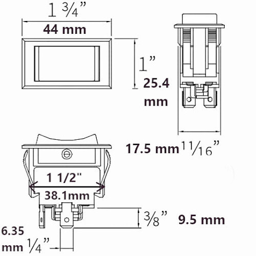 4Pin Trailer Power Jack Switch Replacement for LCI Lippert Recpro F2C ...