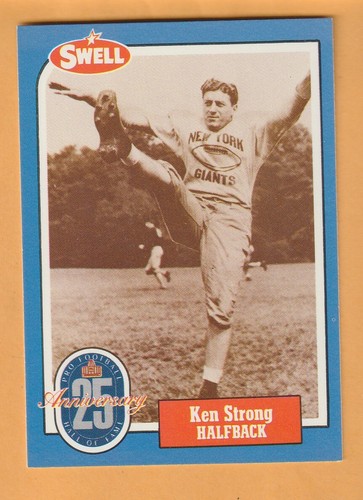 Ken Strong New York Giants 1988 Swell Greats #110 West Haven ...