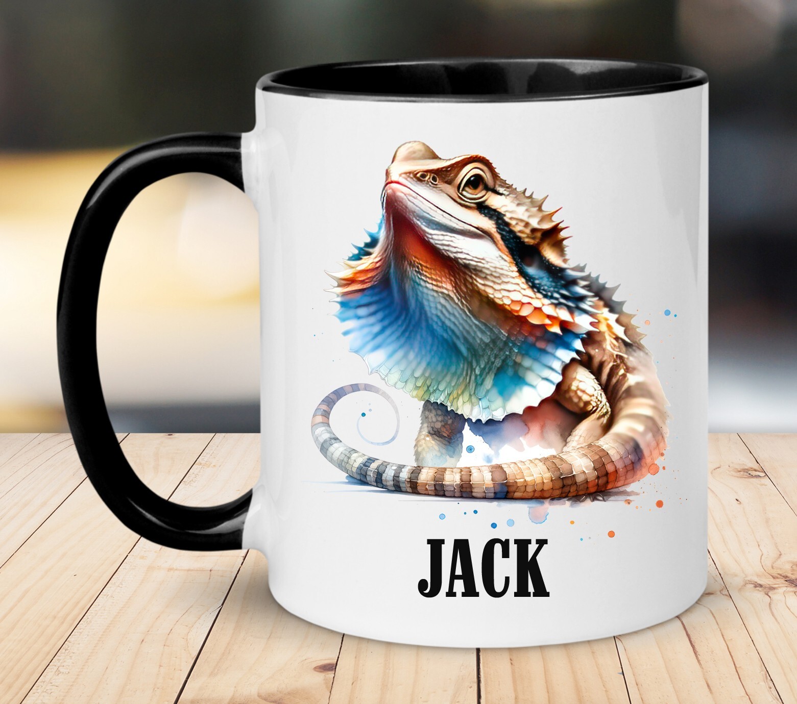 Personalised Aussie Lizard Mug Male Female Her, Him Teen Birthday ...