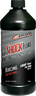 Maxima Racing Oil Racing Motorcycle Synthetic Shock Fluid/Oil | 3W | 1 ...