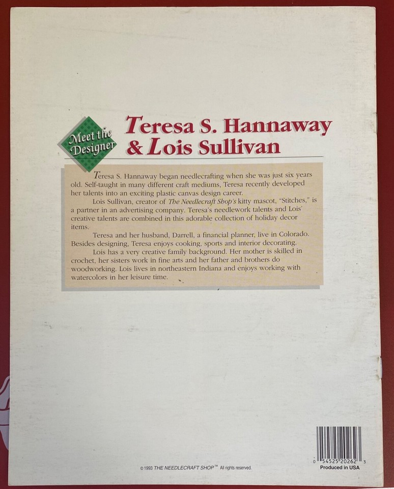 Christmas Holiday LOT OF 3 PATTERN Booklets Cat Halloween Easter ...