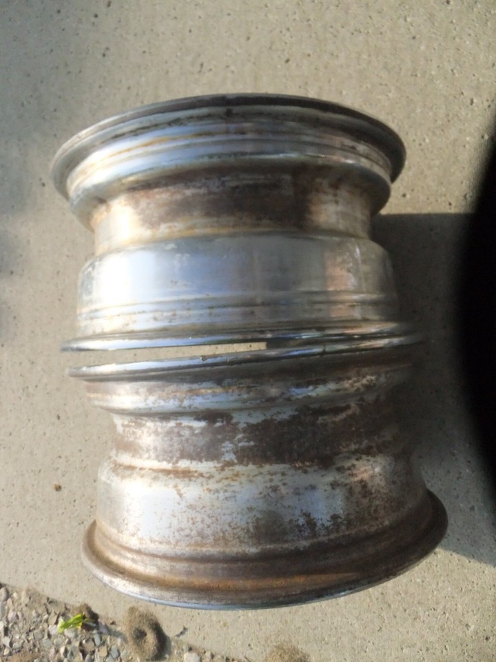 2 15X7 INCH KEYSTONE KLASSIC WHEELS RIMS UNI LUG PATTERN. PITTED. DEEP ...