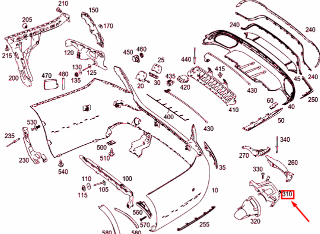 MERCEDES-BENZ E W213 Rechte Auspuffhalterung A2138854001 NEUES ECHTES ...