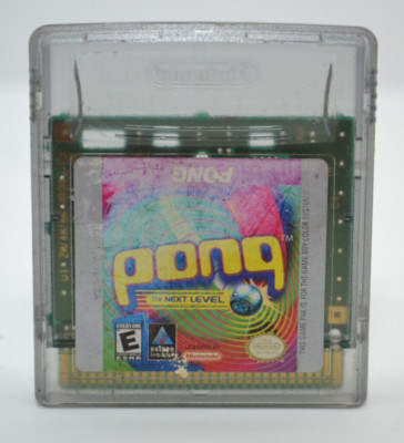 Pong: The Next Level (Nintendo Game Boy Color, 1999) Authentic Cleaned ...