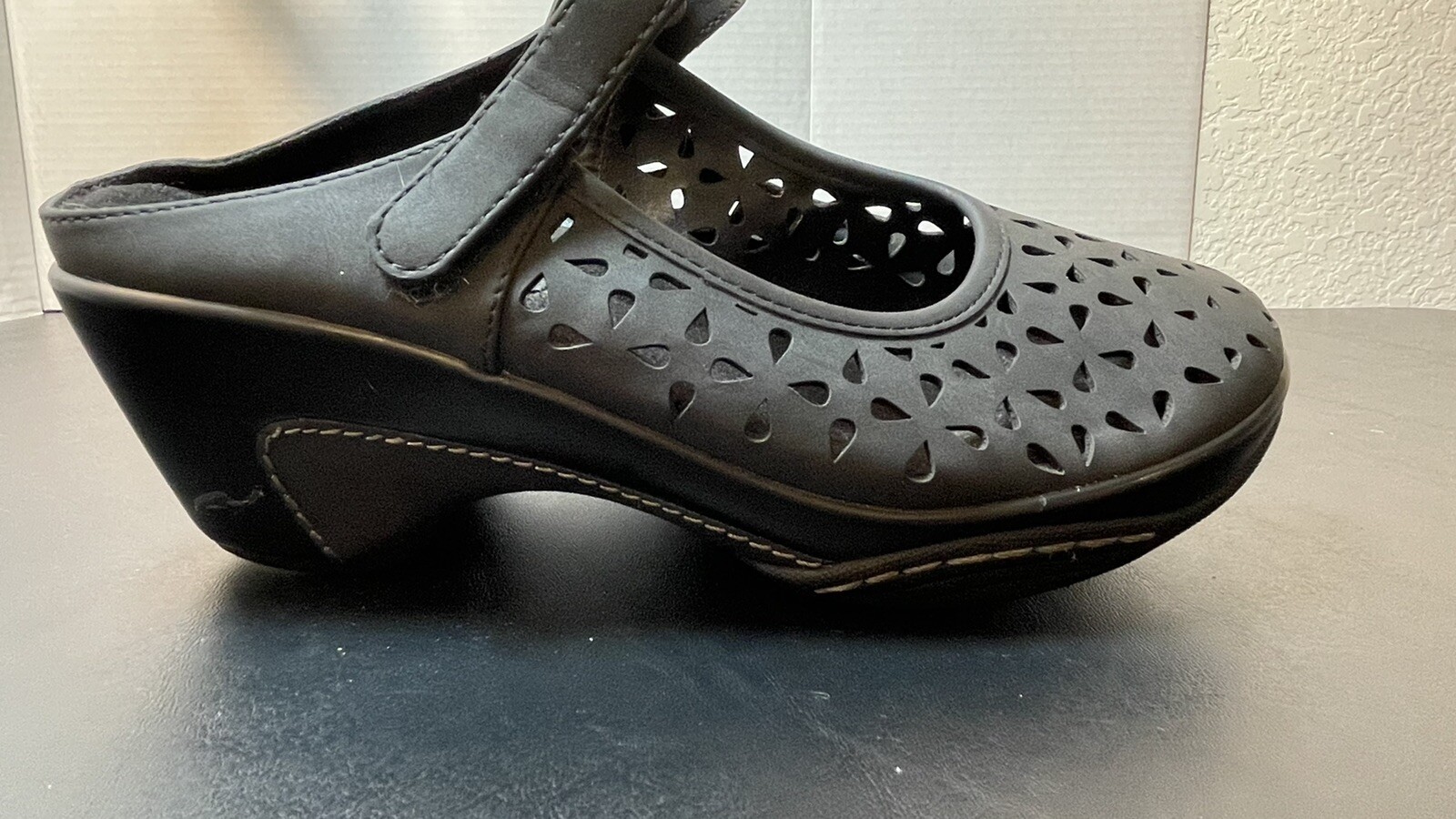 Rialto Vienna Black Mary Jane Comfort Shoe Clog Women… - Gem