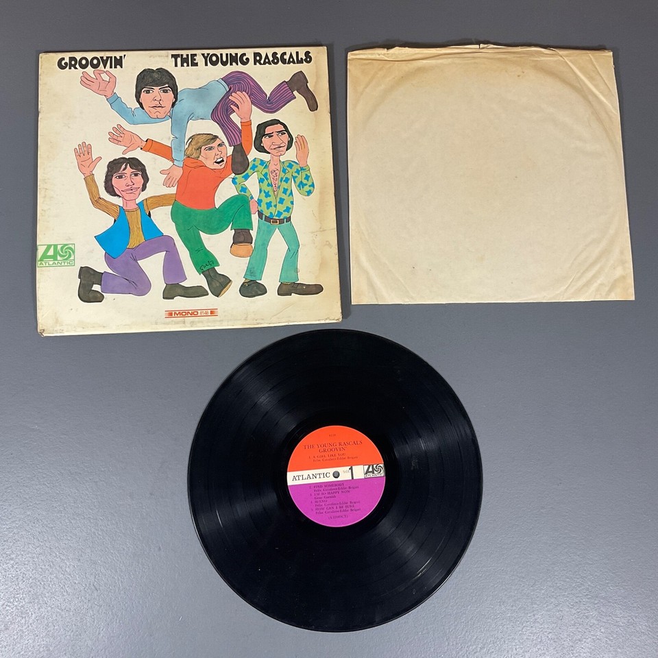 The Young Rascals Groovin Vintage Vinyl Record 1967 Atlantic Records ...