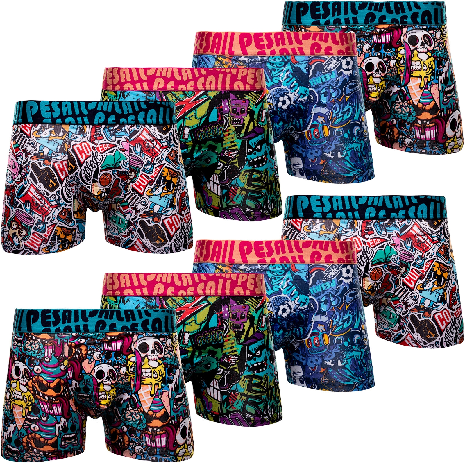 10er - 3er Pack Boxershorts Baumwolle Boxer Unterwäsche Unterhose ...