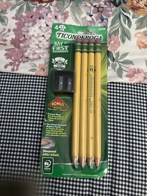 Ticonderoga My First Pencil, #2HB, 4 Ct | eBay