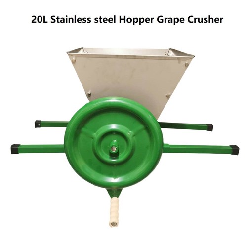 20L Stainless Steel Hopper Metal grape Crusher for Wine Making | eBay ...