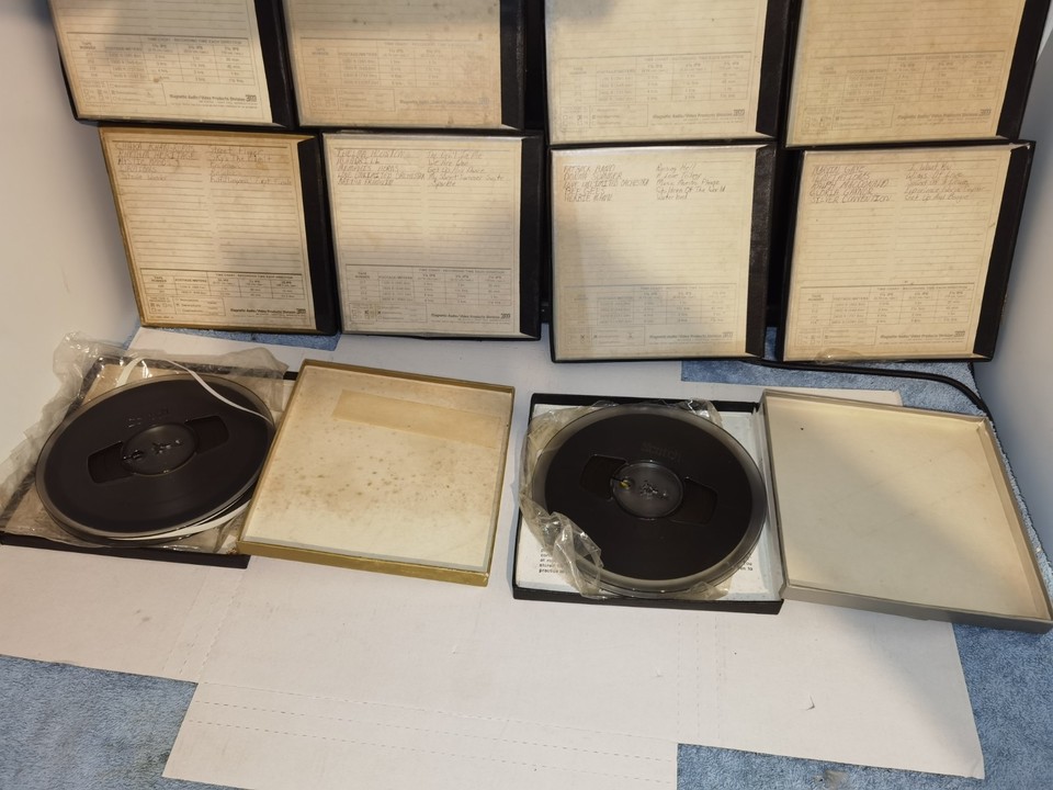 Scotch 3M Reel to Reel Recording Tape 1800 ft Tape #212 & #207 Vintage ...