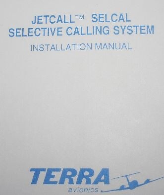 Terra Jetcall Selcal Selective Calling system Installation Manual | eBay