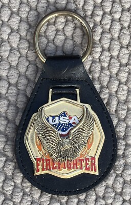 USA Firefighter Key Fob 3 1/4” | eBay