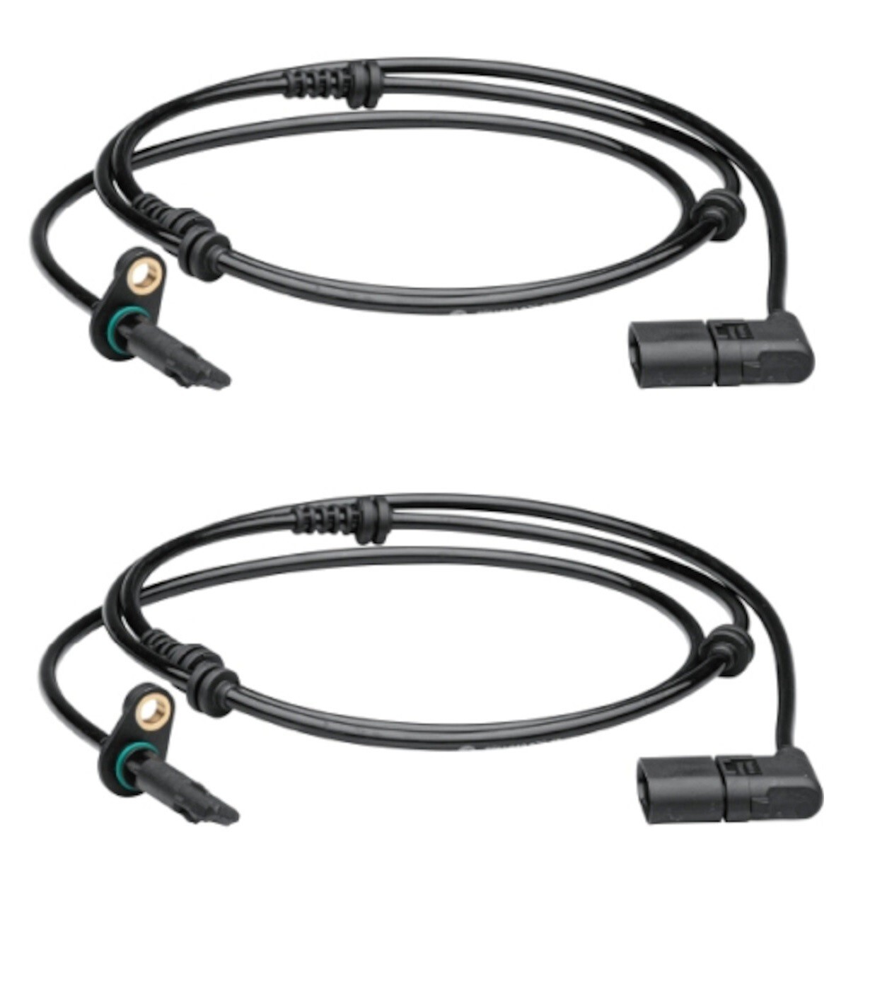 Hella Set of Front Left and Right ABS Wheel Speed Sensors for Mercedes ...