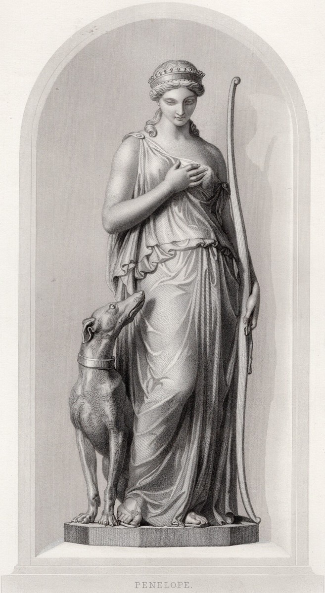 Penelope In The Odyssey Drawing