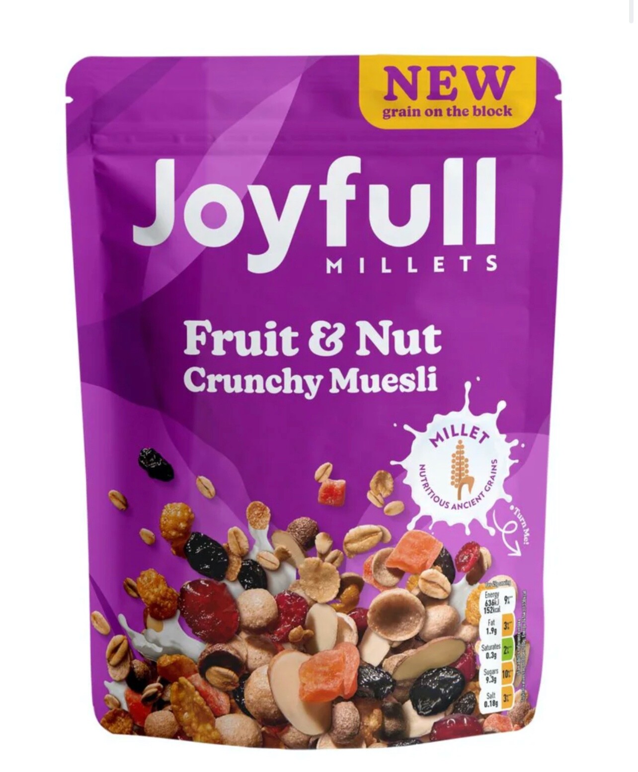 Joyfull Millets Fruit & Nut Crunchy Muesli 450G | eBay