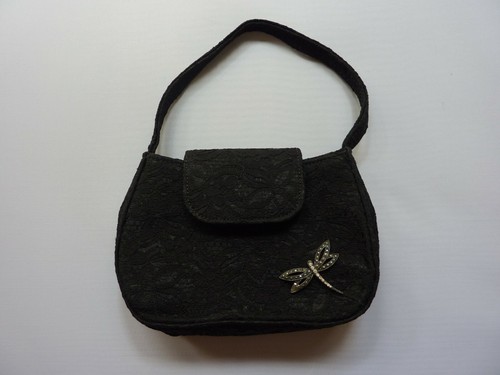 Vintage Small Judith Jack Purse Firefly Black - Gem