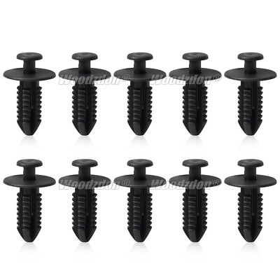 10pcs Fender Liner Fastener Rivet Retainer Clips For Mercedes Benz ...