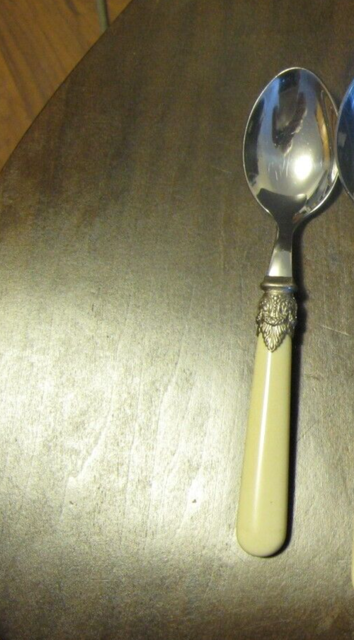 Eme Inox ~ NAPOLEON IVORY - 18-10 Teaspoon 7 " *Italy" SO12 | eBay