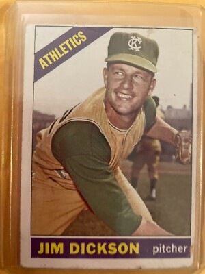 1966 TOPPS # 201 JIM DICKSON | eBay