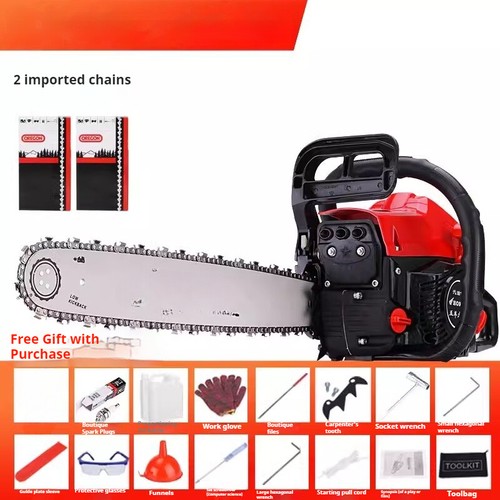 Four-stroke High-power Chainsaw Home Gasoline Saw Small Handheld ...