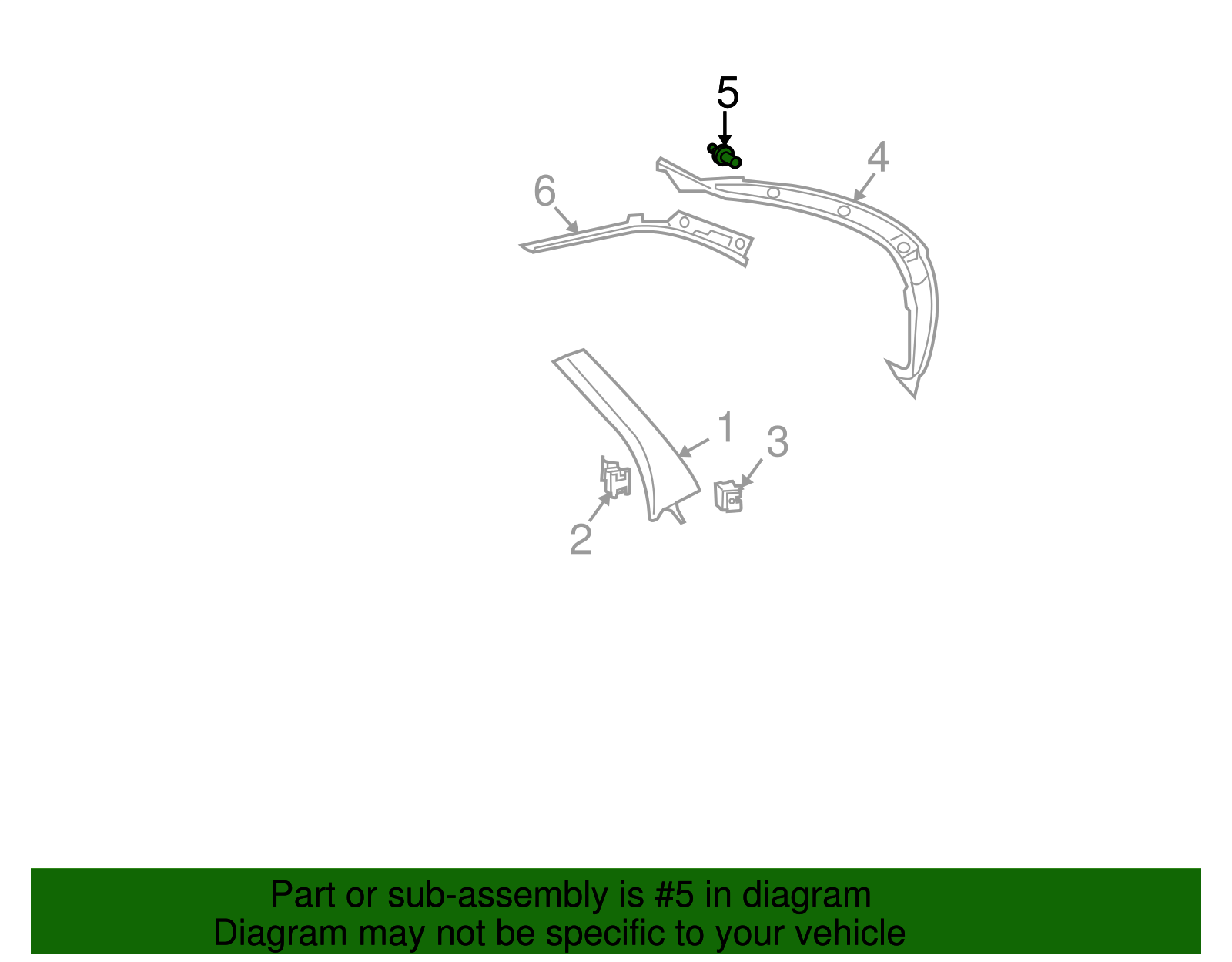 Mercedes-Benz+1249900092+Genuine+OEM+Upper+Trim+Rivet for sale online ...